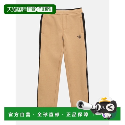 自营 guess伊斯梅尔标志胶带慢跑者（7-16）-烤灰褐色 美国奥莱直