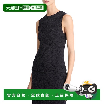 自营Vince Smocked Shell - blue 美国奥莱直发女装