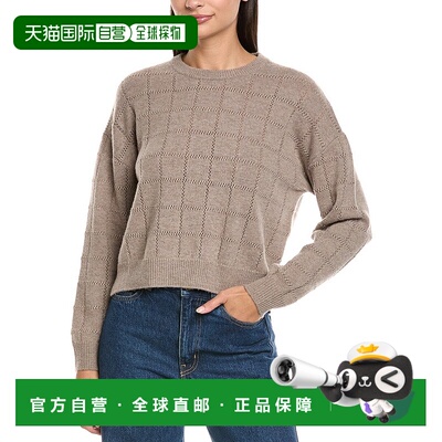 自营NAADAM Wool & Cashmere-Blend Sweater - gray 美国奥莱直发