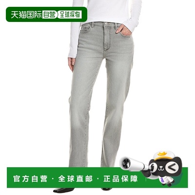 自营DL1961 Patti Smoked Cuff Straight Jean - gray 美国奥莱直