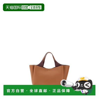 自营tod'sApa 2 Handle Mini Bag - brown 美国奥莱直发托特包