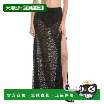 自营BECCA by Rebecca Virtue Color Play Maxi Skirt - black 美