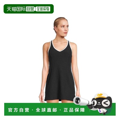 自营Beyond Yoga Spacedye SD6283-003 Dress Women's Black V-Ne