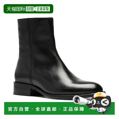自营La Canadienne Arya Leather Boot - black 美国奥莱直发短靴