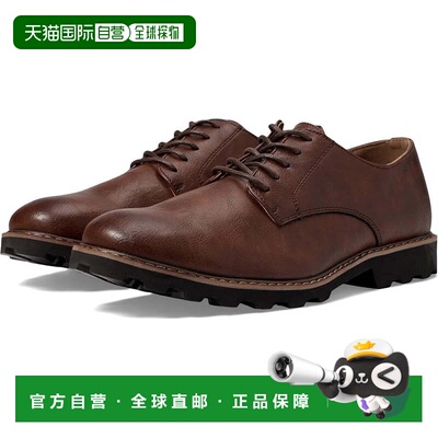 自营Men's Deer Stags Benjamin Oxford Brown Simulated Leather