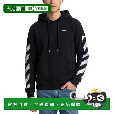 自营Off-White Virgil Pixel Skate Hoodie - black 美国奥莱直发