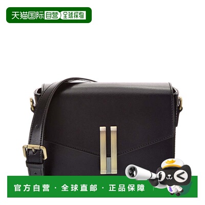 自营persaman new yorkPersaman纽约Bianca皮革单肩包-黑色 美国