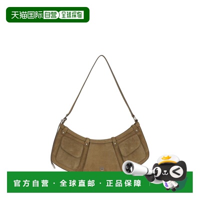 自营PINKO Calf Leather Bos Taurus Shoulder Women's Bag - bei