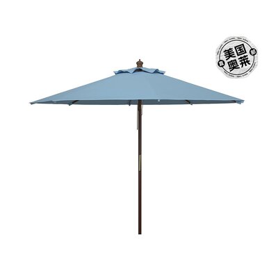safavieh Bethany 9Ft Wooden Umbrella baby blue 【美国奥莱】