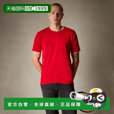 自营 members onlyMen's Crew Neck T-Shirt - red 美国奥莱直发