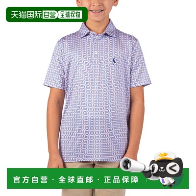 自营Tailorbyrd Floral Geo Performance Polo Shirt - multi 美
