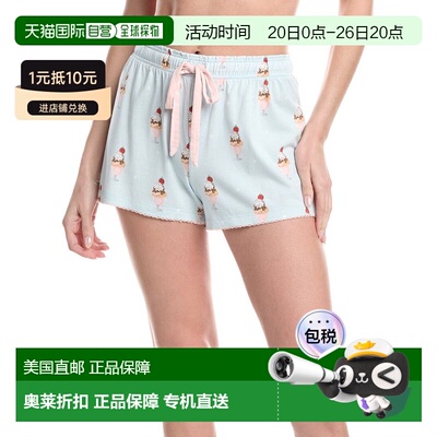自营PJ Salvage Sundae Best Short - blue 美国奥莱直发短裤睡裤