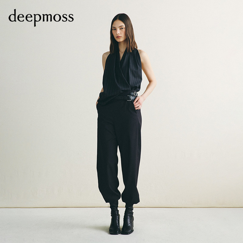 【deepmoss】2026秋冬新款松灰逐风直筒马裤