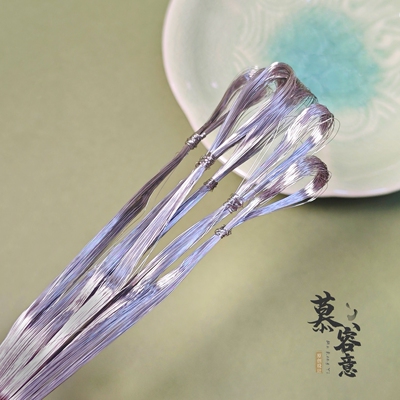 隐形极细！0.12不锈钢退火软丝 非遗绒花diy手工软钢丝细绒条专用