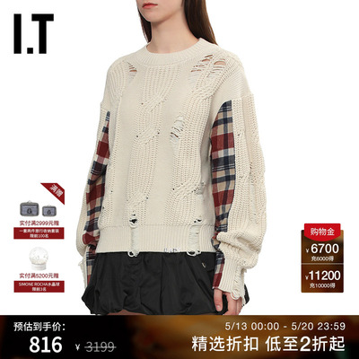 ITBAPY宽松圆领针织衫