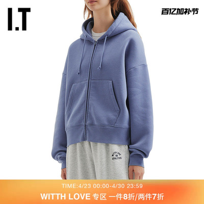 ITWITTHLOVE连帽拉链卫衣