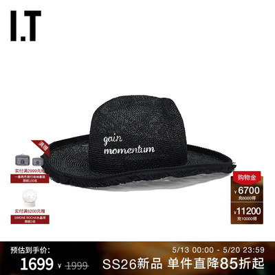 IT 日本CA4LA男款流苏爵士帽新款复古别致编织礼帽牛仔帽M00106MQ