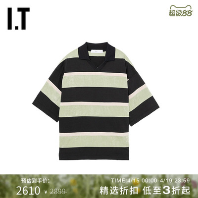 ITTOGAARCHIVES条纹短袖polo衫