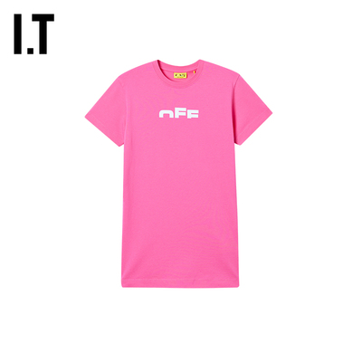 OFF-WHITE™短袖连衣裙T恤裙