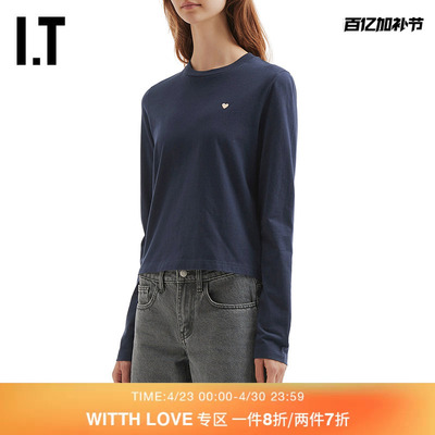 ITWITTHLOVE圆领长袖T恤
