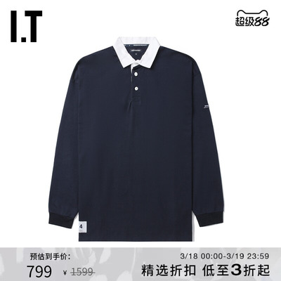 ITDESCENDANT长袖polo衫