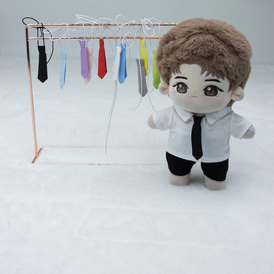 10cm20cm娃衣领带玩偶公仔明星同款配件15cm厘米棉花娃娃衣服配饰