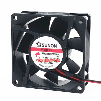 建准PMD2407PTV1-A 全新SUNON风机7CM 7025 2线24V变频器散热风扇