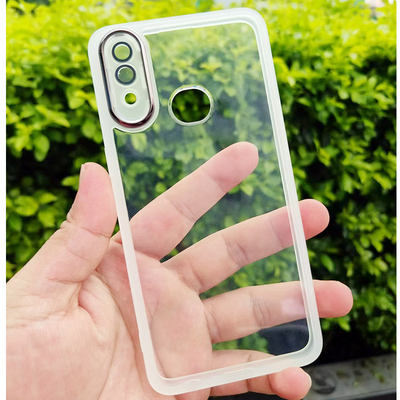 适用三星A20手机壳A10S硅胶保护套Galaxy A30新款带镜头膜SM-A205F全包防摔超薄透明软壳3星a20简约男女A305F