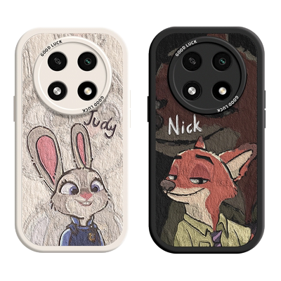 适用OPPOa2pro情侣兔子款手机壳