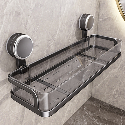 吸盘置物架化妆室架子壁挂收纳洗漱台洗手台厕所收纳层架壁挂式墙