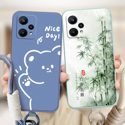 适用于realmeq5手机壳0pp0 realmeQ5可爱opp0relameq5卡通真我q5潮男女RMX3478防摔reaimeQ5个性欧珀Realmeq5