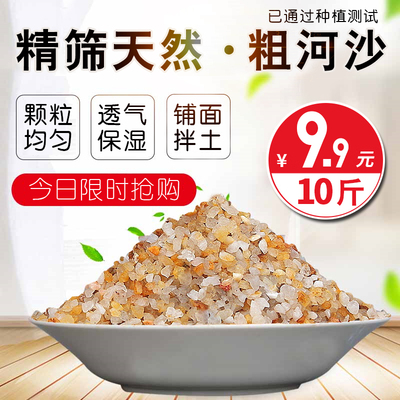 天然粗河沙多肉铺面石植物种植介质颗粒土粗沙子造景水族