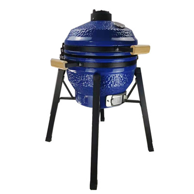 户外16寸焖熏炉 Kamado grill 木炭烧烤架BBQ陶瓷烧烤炉BBQ户外
