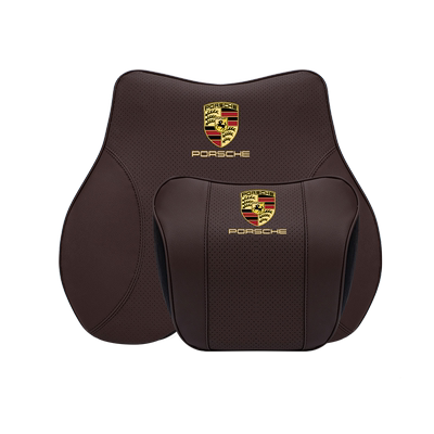 保时捷汽车头枕腰靠车内饰用品