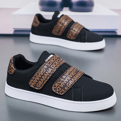 男鞋魔术贴秋冬四季休闲鞋CL红底时尚潮流鞋子板鞋运动休闲鞋鞋