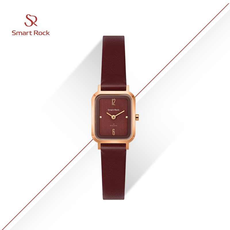 Smart Rock手表女士小邮票小众秋冬复古女款小方糖石英表生日礼物_虎窝淘