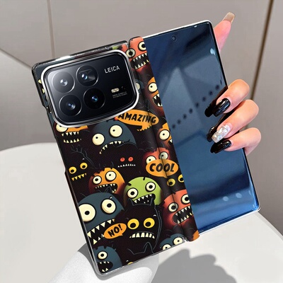 小怪兽适用小米MixFold4手机壳磁吸中轴全包铰链Mix Fold4折叠屏电镀手机套Fold4高级新款超薄防摔保护套