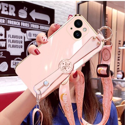 适用A3092手机壳6.1英寸iPhone15保护套全包边苹果15外壳防摔A2846女IP15小清新A3089潮牌A3090全包创意挂绳?