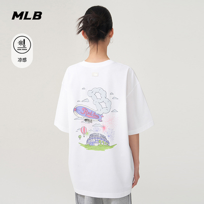 MLB情侣休闲宽松运动T恤