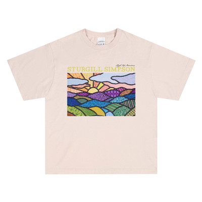 直喷乡村歌手Sturgill Simpson斯特吉尔·辛普森宽松印花T恤短袖