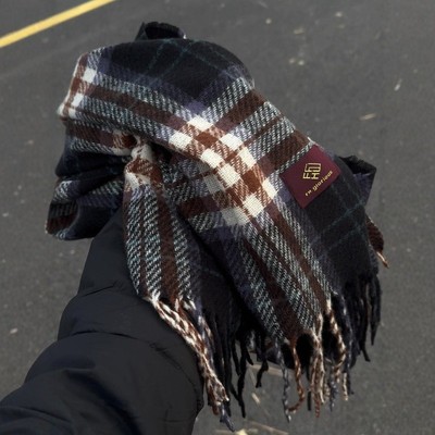 印像家2025新款流光风围巾女秋冬爆款百搭韩系氛围感学生情侣围脖