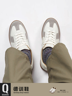 复古风头层牛皮休闲鞋