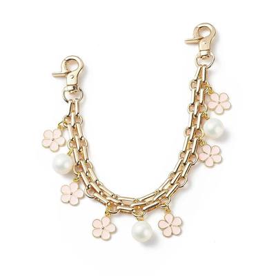 Bag Strap Extender Chain Flower Butterfly Pearl Pattern Hand