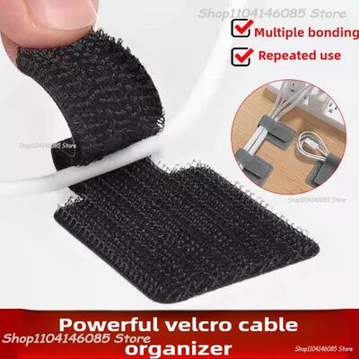 Reusable Cable Ties Velcro Ties Self-Adhesive Power Cord Cab
