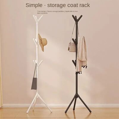 Clothes Rack Stand Tree Branch Shape Multi Hook Mobile and C