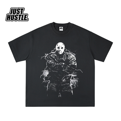 短袖美式重磅侃爷试听会面具人像