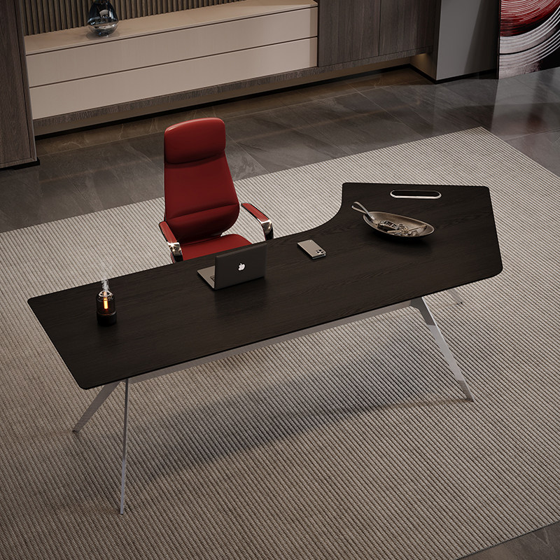 Office Desk Minimalist Modern Single-Person Desk Office Executive Desk ...