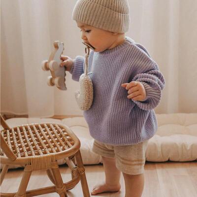Children Baby Loose Sweater Knitted Autum Winter Baby Boy Gi