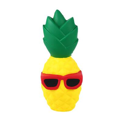 跨境爆款Squshy慢回弹水果Pu仿真食品桃子西瓜香蕉菠萝草莓