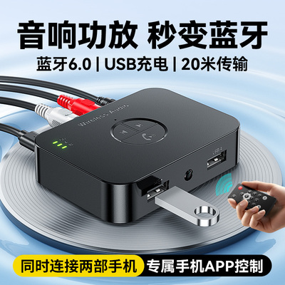 6.0蓝牙接收器音响专用功放老音箱音频模块改装适配老式2025新款